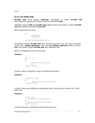 Jeni intro1-bab06-struktur kontrol | PDF