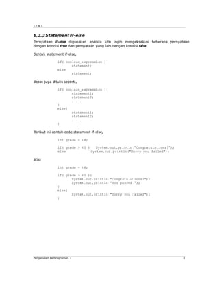 Jeni intro1-bab06-struktur kontrol | PDF
