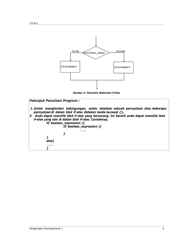 Jeni intro1-bab06-struktur kontrol | PDF