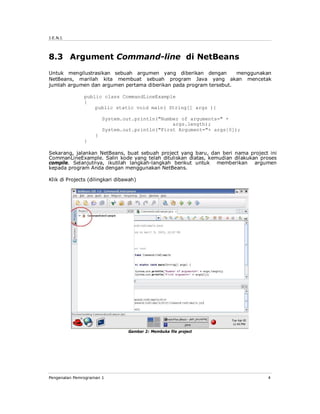 Jeni Intro1 Bab08 Argumen Dari Command Linei | PDF