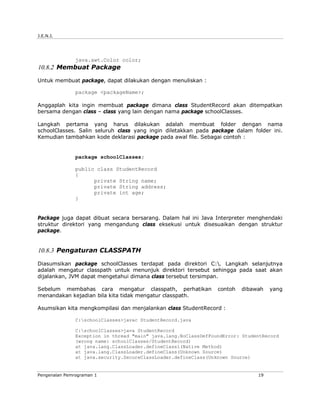 Jeni intro1-bab10-membuat class sendiri | PDF