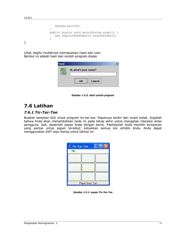 Jeni Intro2 Bab07 Abstract Windowing Toolkit Dan Swing | PDF