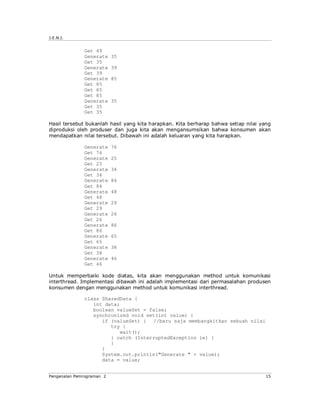 Jeni Intro2 Bab09 Threads | PDF