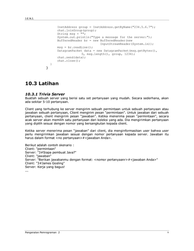 Jeni Intro2 Bab10 Jaringan | PDF