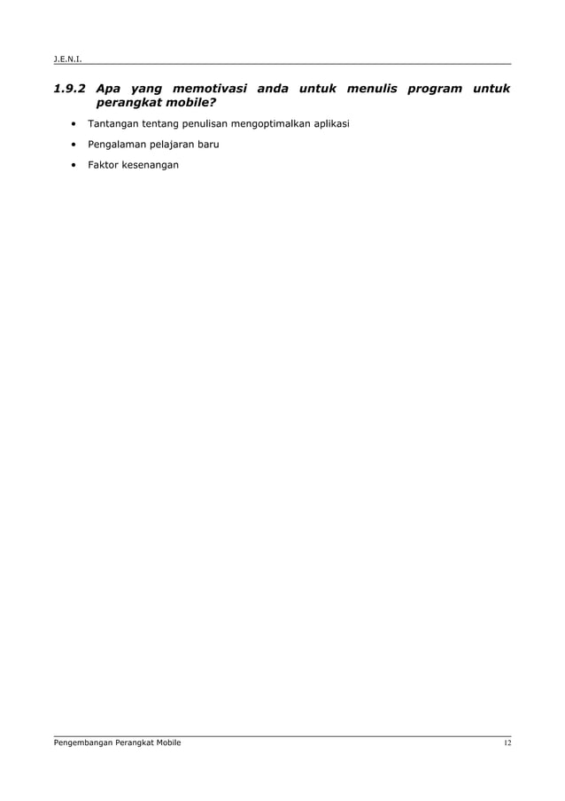 pengembangan aplikasi mobile | PDF
