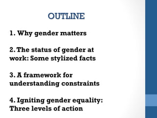 Gender at Work | PDF