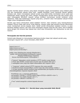Jeni Web Programming Bab 2 Basic Servlets | PDF