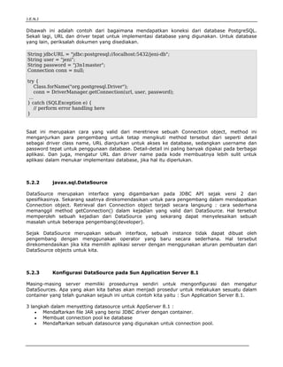 Jeni Web Programming Bab 5 Sql Dan Jdbc | PDF