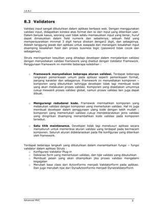 Jeni Web Programming Bab 8 Advanced Mvc | PDF