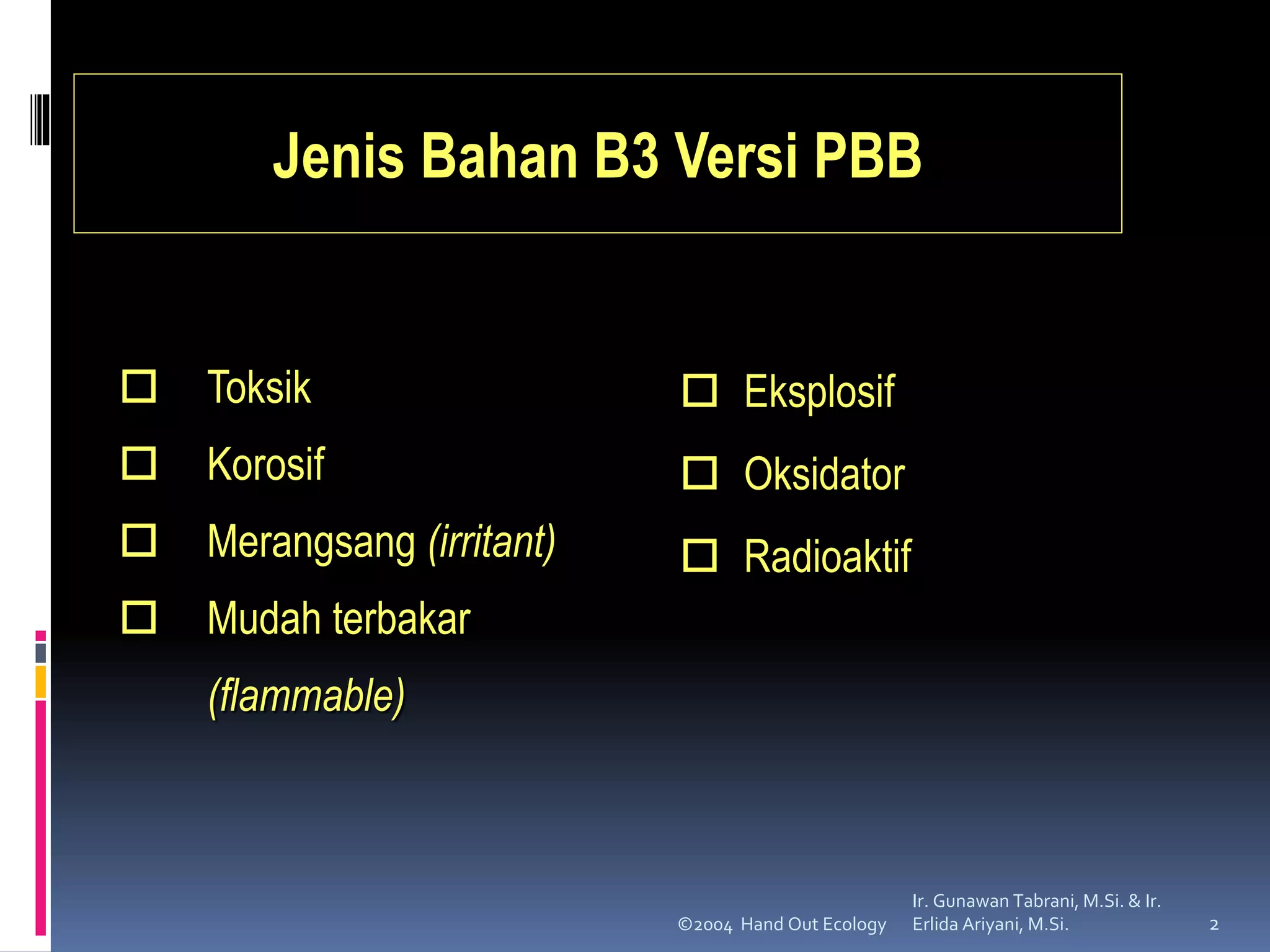 jenis-dan-karakteristik-bahan-berbahaya-dan-beracun-b3.pptx