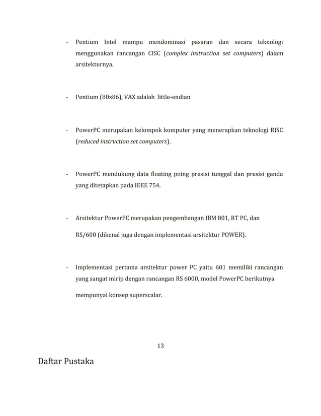 Jenis data-pentium-power-pc | DOC