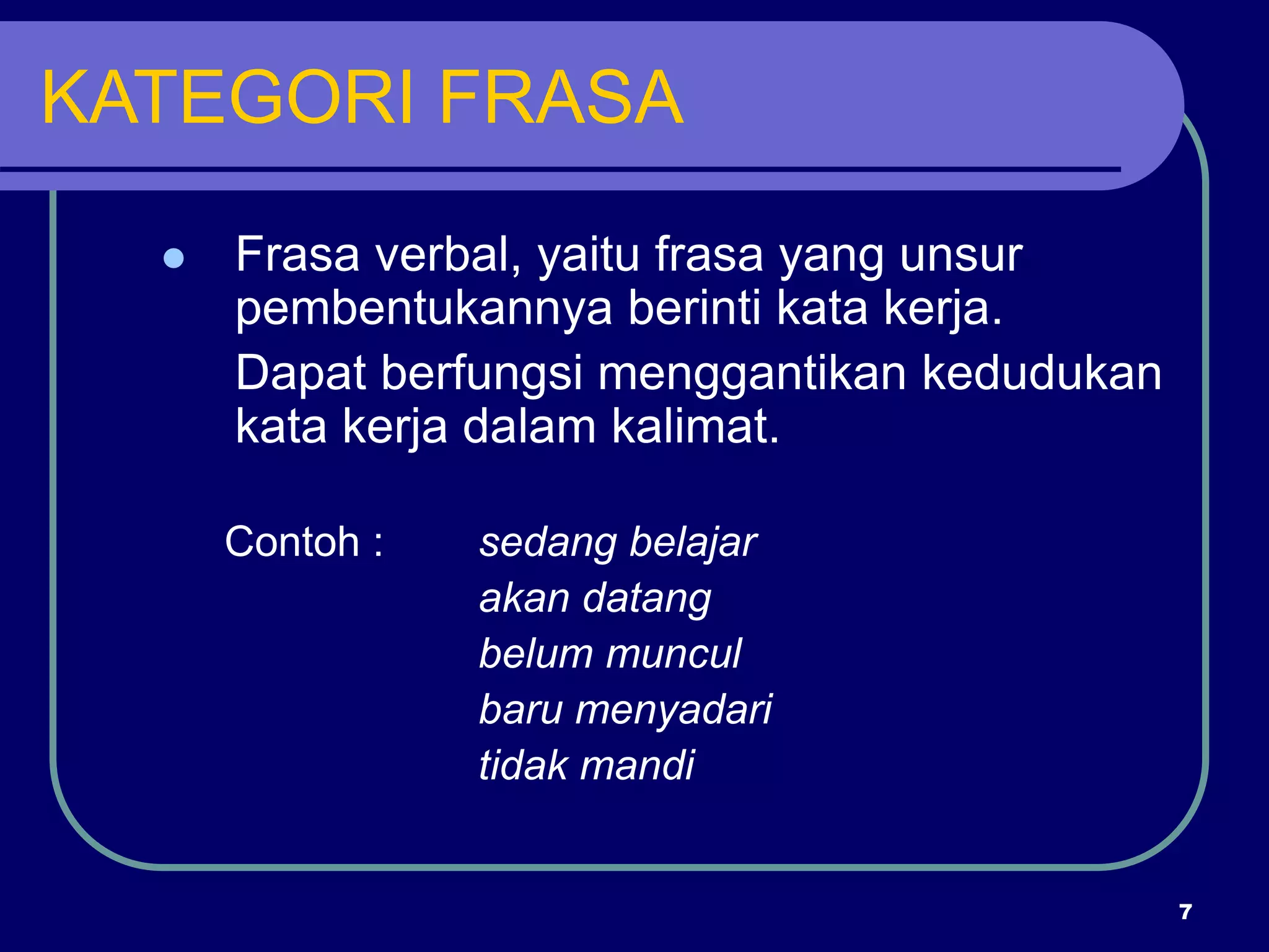 Jenis jenis-frasa-dlm-bhs-indonesia | PPT