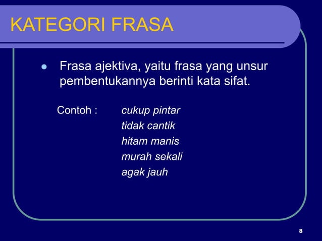 Jenis jenis-frasa-dlm-bhs-indonesia | PPT