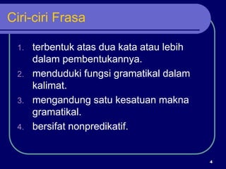 Jenis jenis-frasa-dlm-bhs-indonesia | PPT