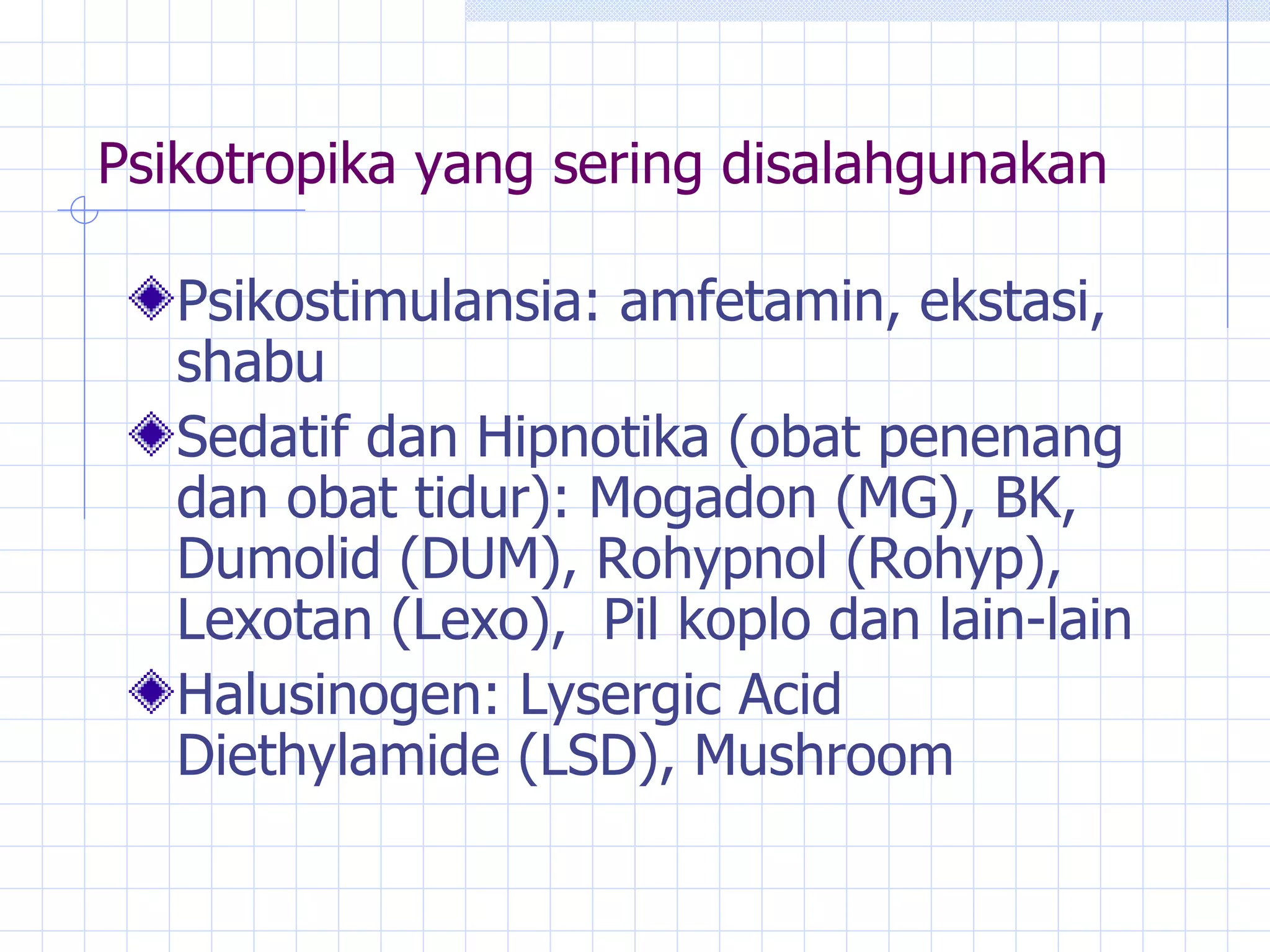 Jenis Jenis Napza | PPT