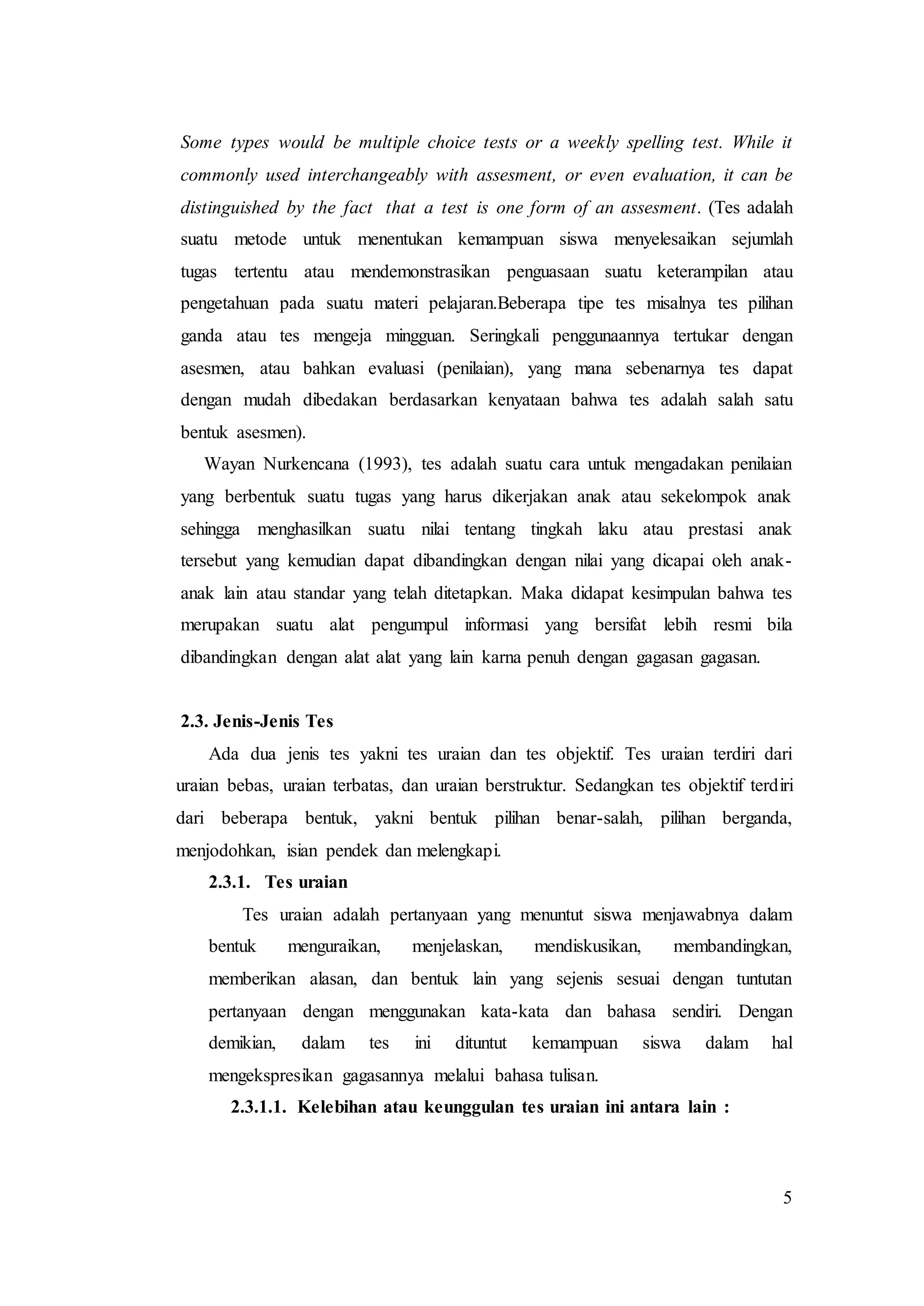 Jenis jenis-penilaian | DOCX