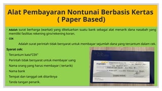 JENIS- JENIS ALAT PEMBAYARAN NONTUNAI.pptx