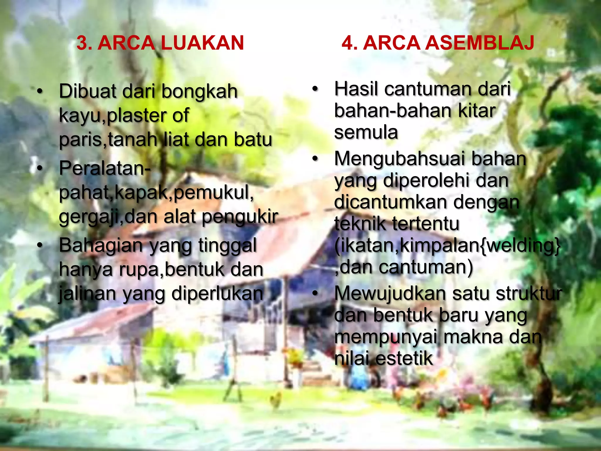 Jenis jenis arca(seni) | PPTX