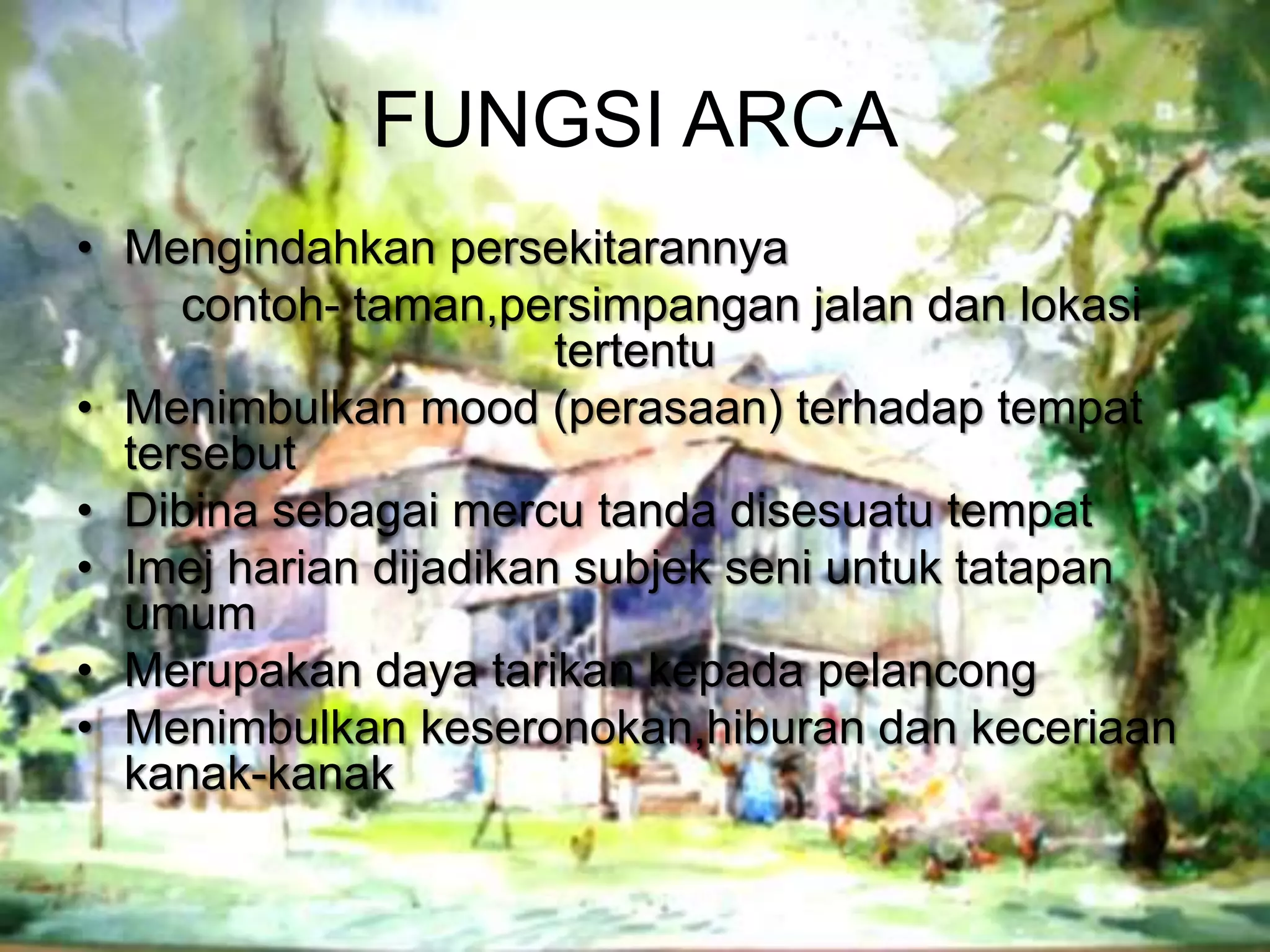 Jenis jenis arca(seni) | PPTX