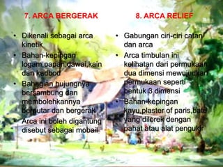 Jenis jenis arca(seni) | PPTX