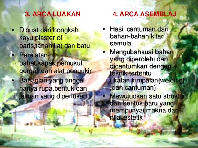 Jenis jenis arca(seni)