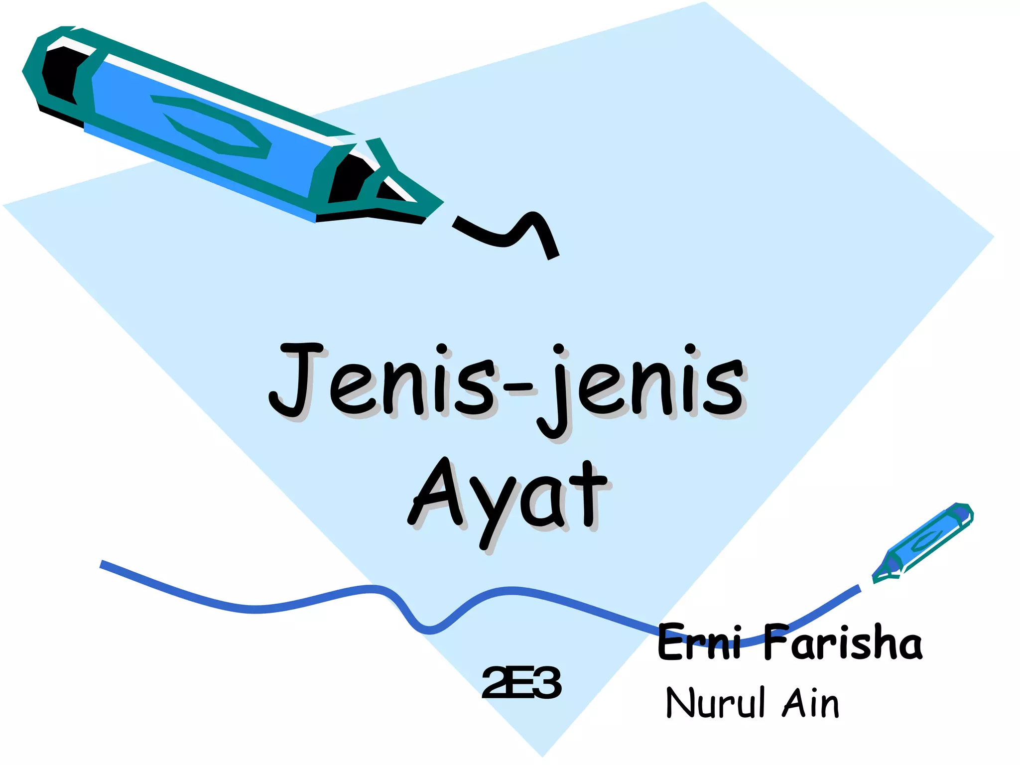 Jenis Jenis Ayat | PPT