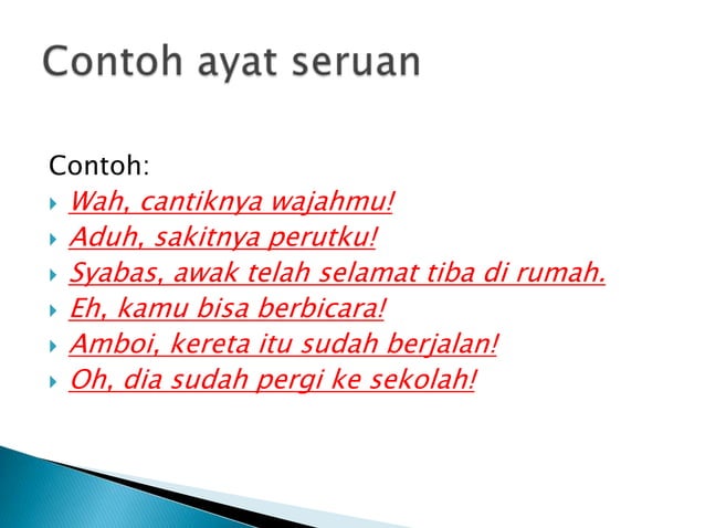 Jenis Jenis Ayat | PPTX
