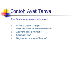 Jenis Jenis Ayat | PPT