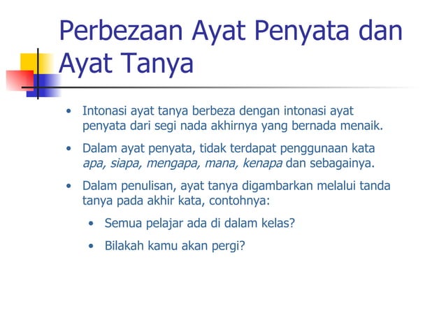 Jenis Jenis Ayat | PPT