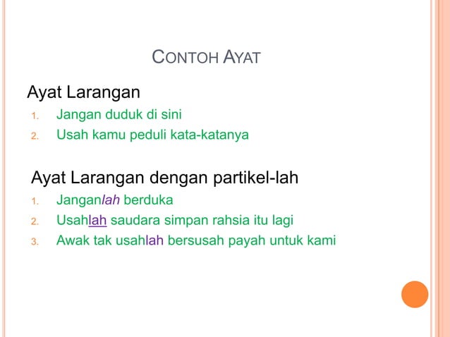 Jenis Jenis Ayat | PPTX
