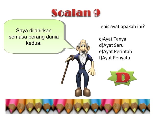 Jenis-Jenis ayat (Menengah 1) | PPT
