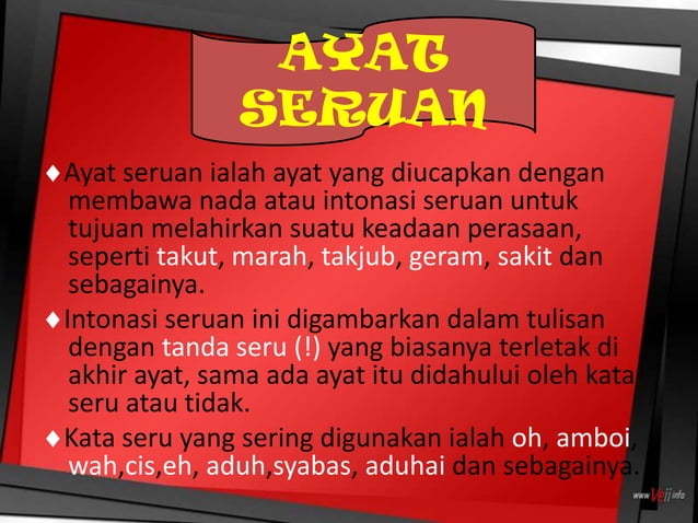 Jenis jenis ayat | PPTX