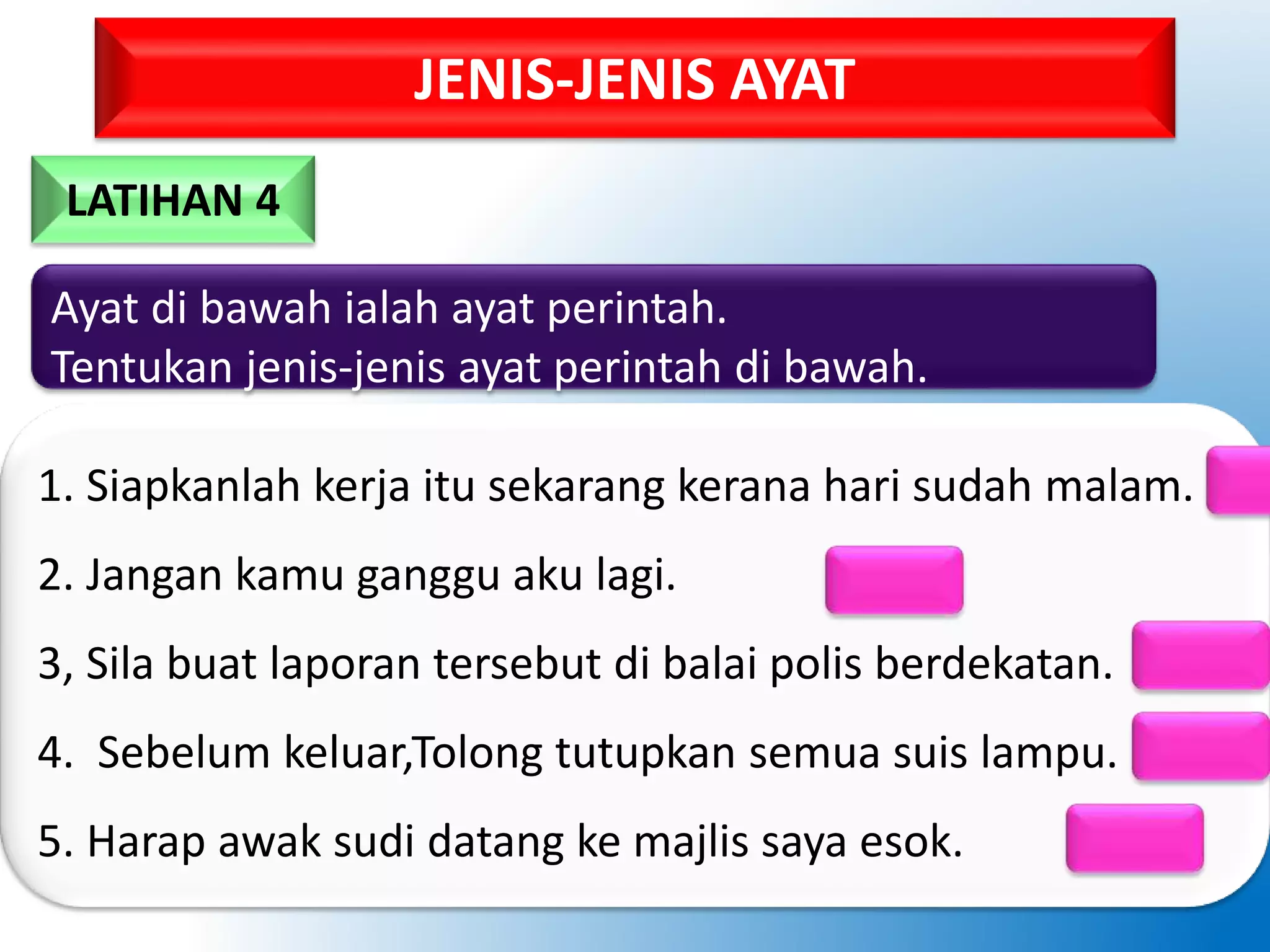 JENIS-JENIS AYAT | PPTX