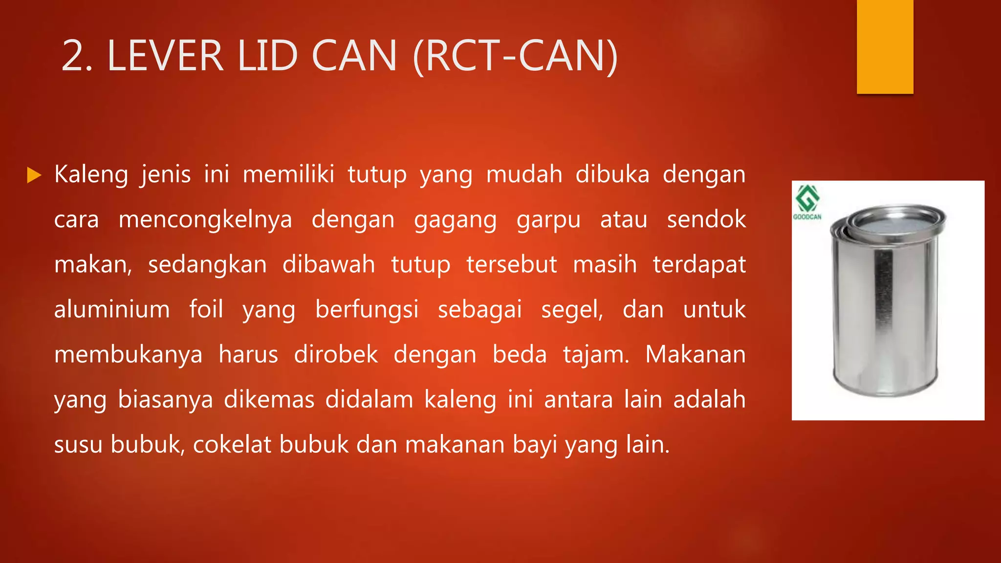 Jenis jenis bahan baku kaleng | PPTX