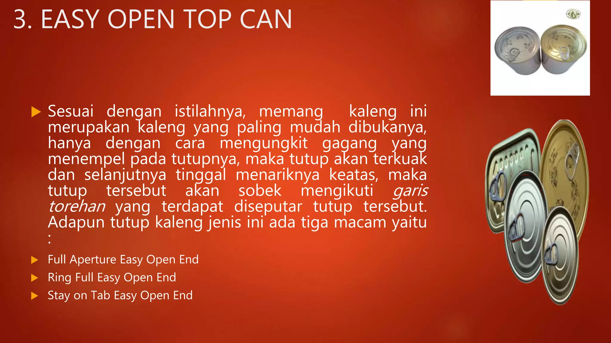 Jenis jenis bahan baku kaleng | PPTX