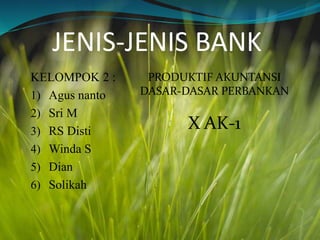 Jenis jenis bank | PPTX