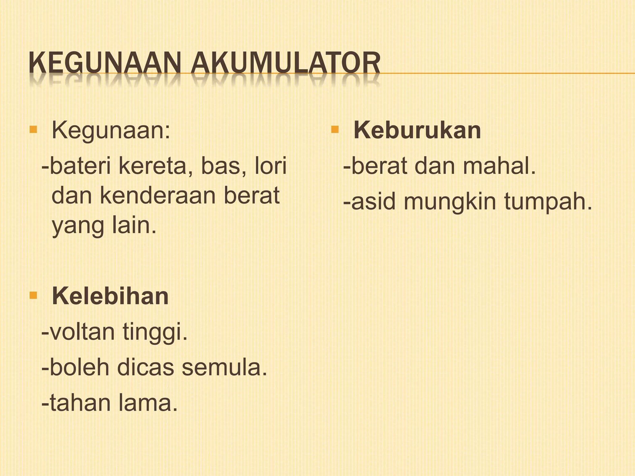 Jenis jenis bateri | PPTX