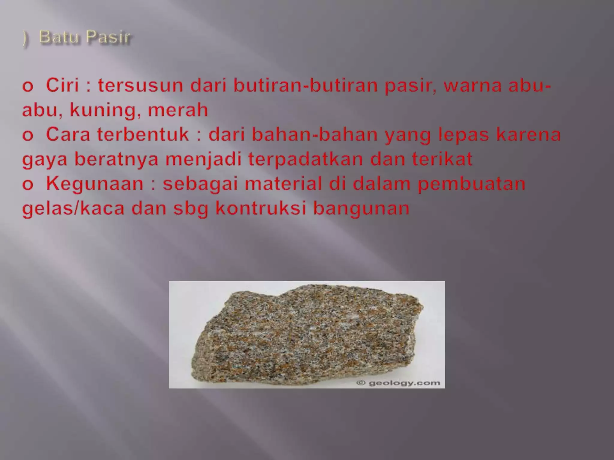 Jenis jenis batuan | PPTX