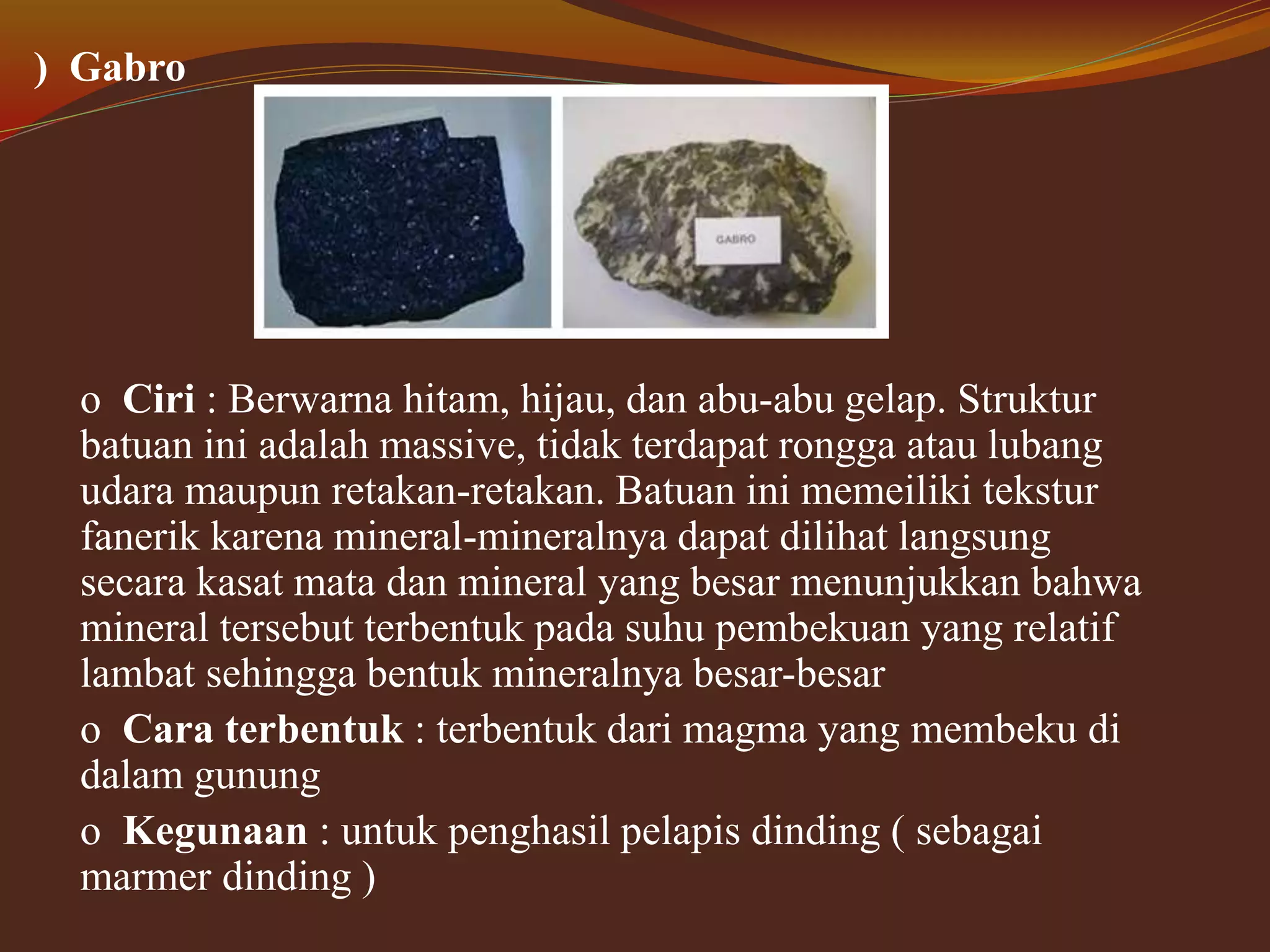 Jenis jenis batuan | PPTX