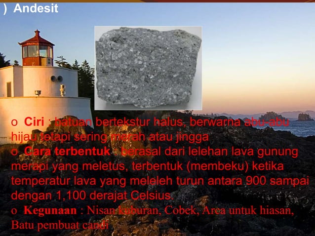 Jenis jenis batuan | PPTX
