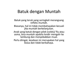 Jenis jenis batuk | PPTX