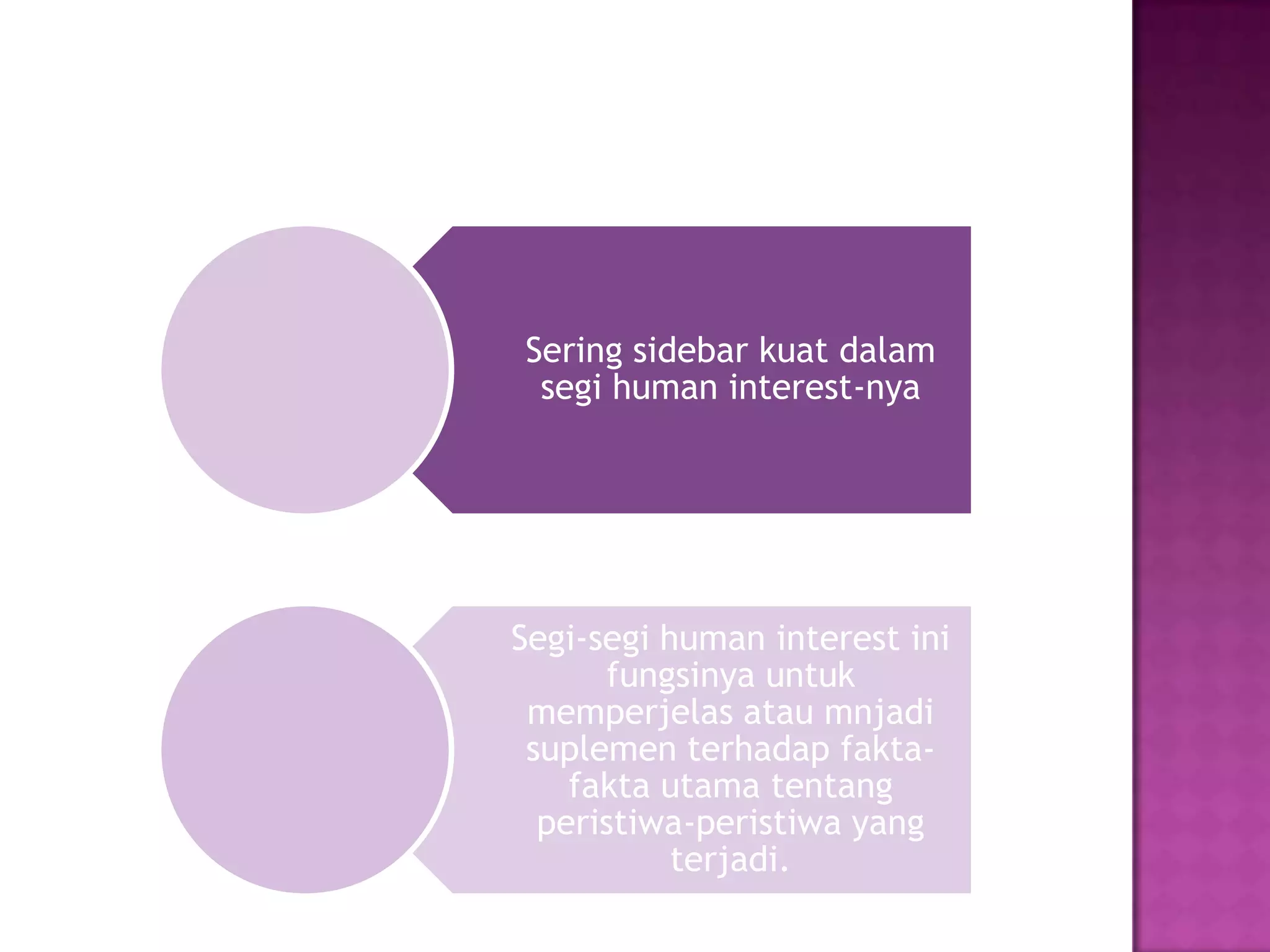 Jenis jenis berita human interest | PPTX