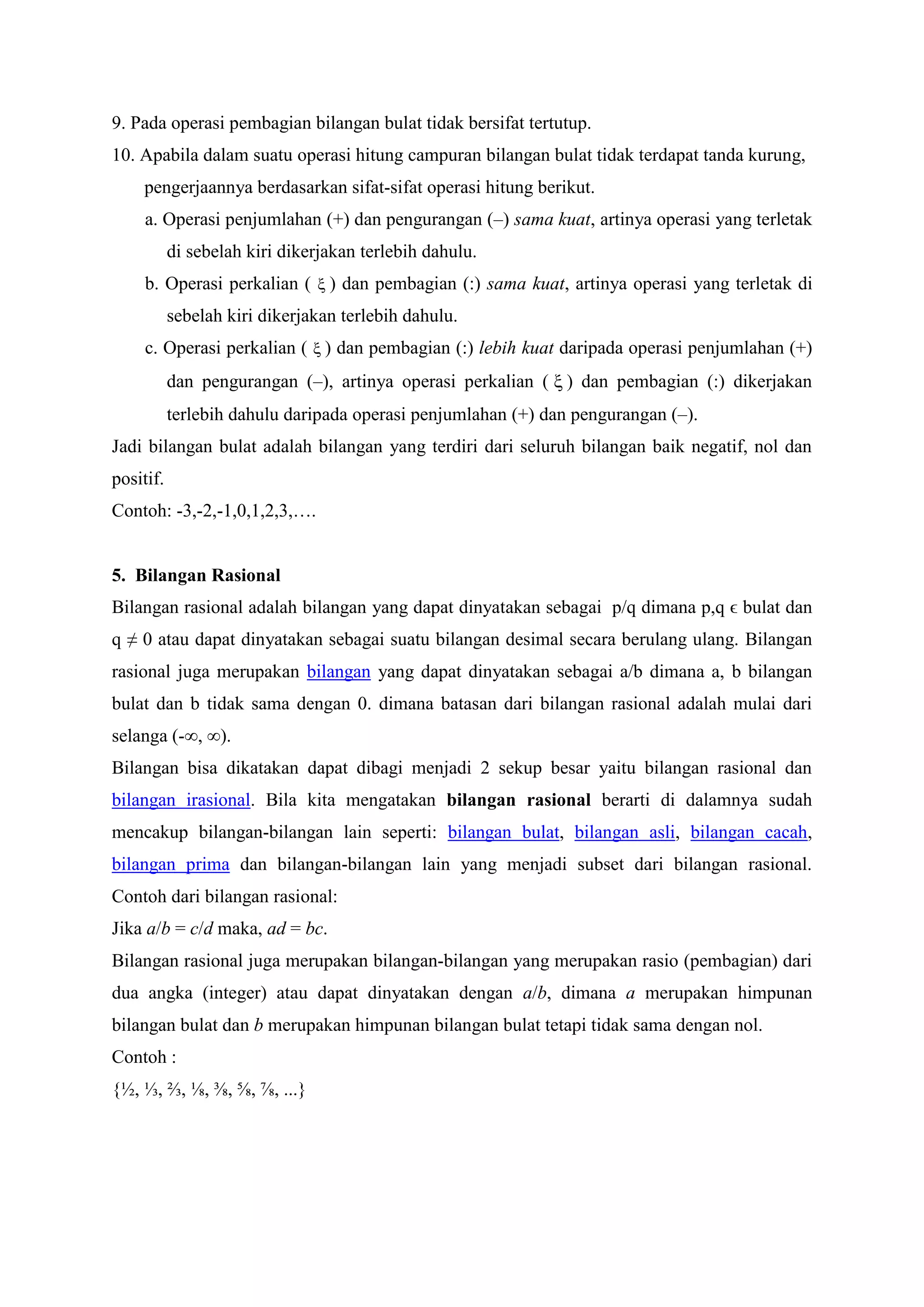 Jenis jenis bilangan | PDF