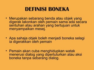 Jenis jenis boneka | PPT