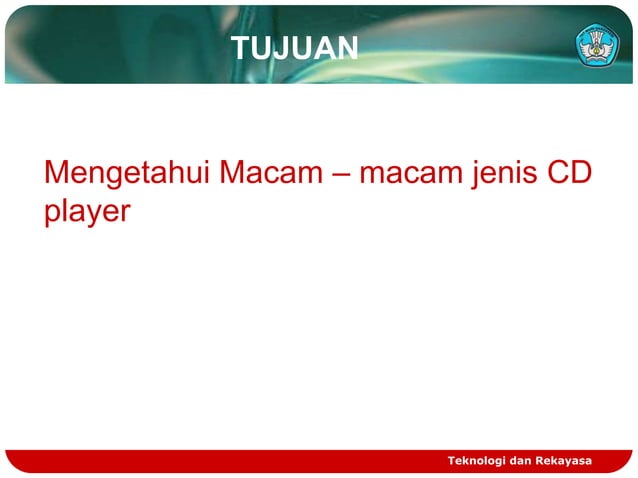 Jenis jenis cd player | PPT