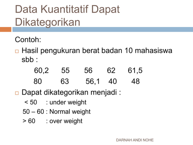 Jenis jenis data | PPT