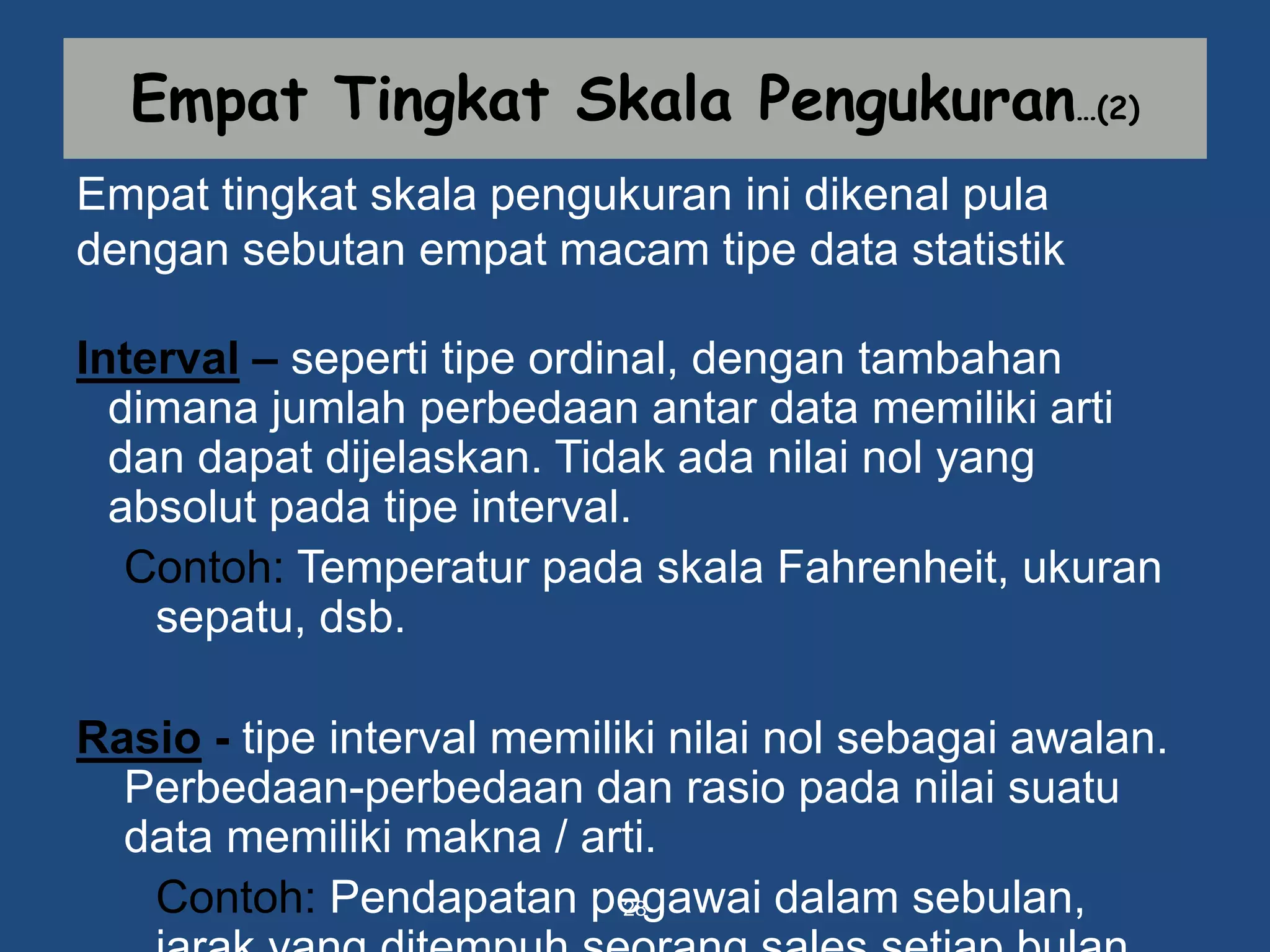 Jenis jenis data dan teknik pengumpulan data | PPTX