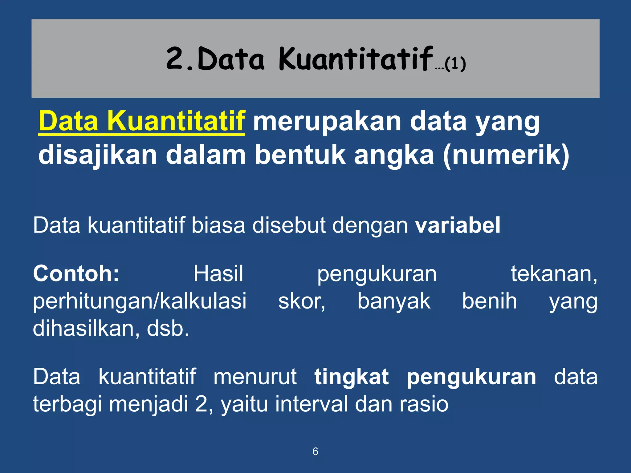 Jenis jenis data dan teknik pengumpulan data | PPTX