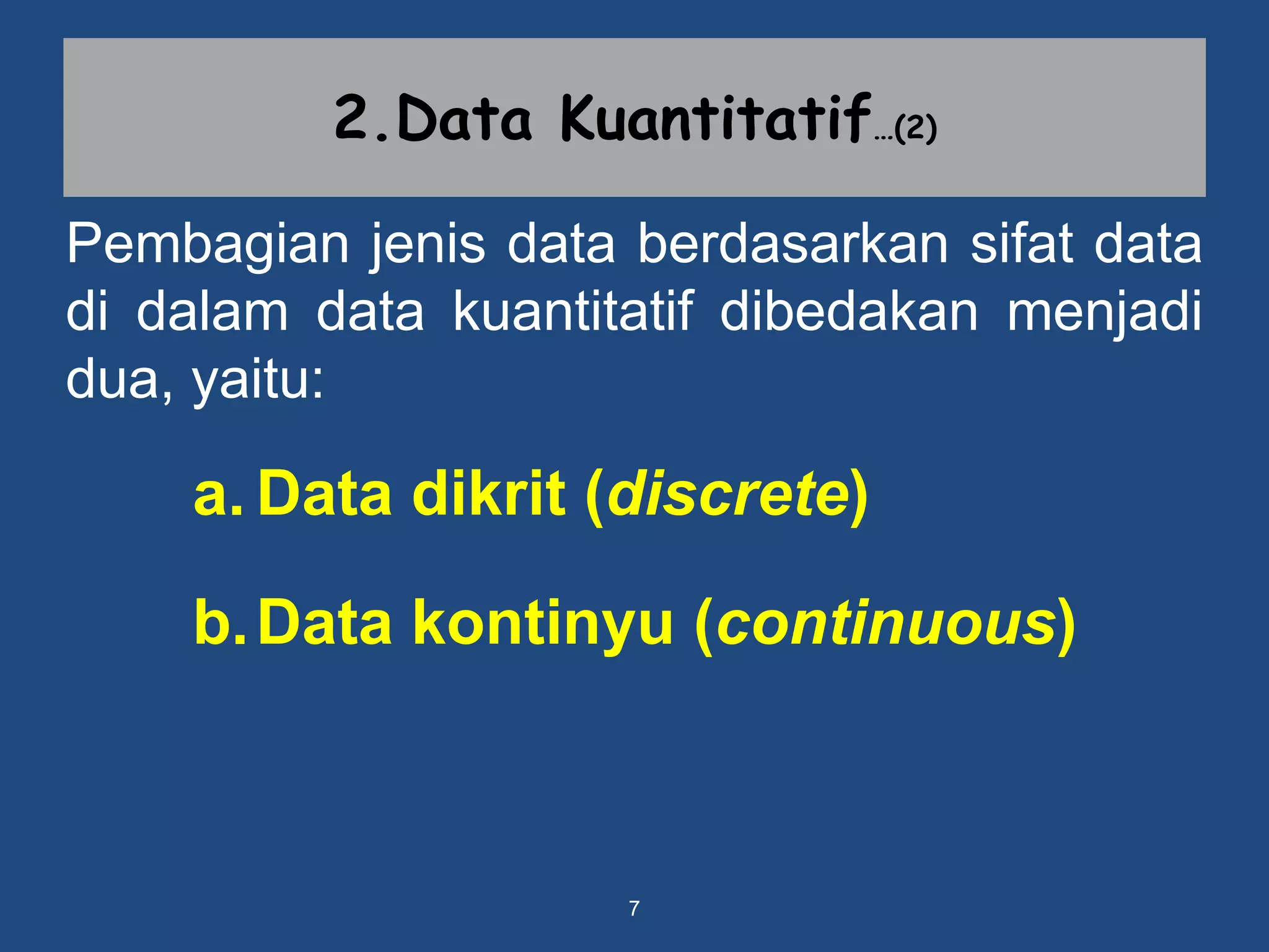 Jenis jenis data dan teknik pengumpulan data | PPTX