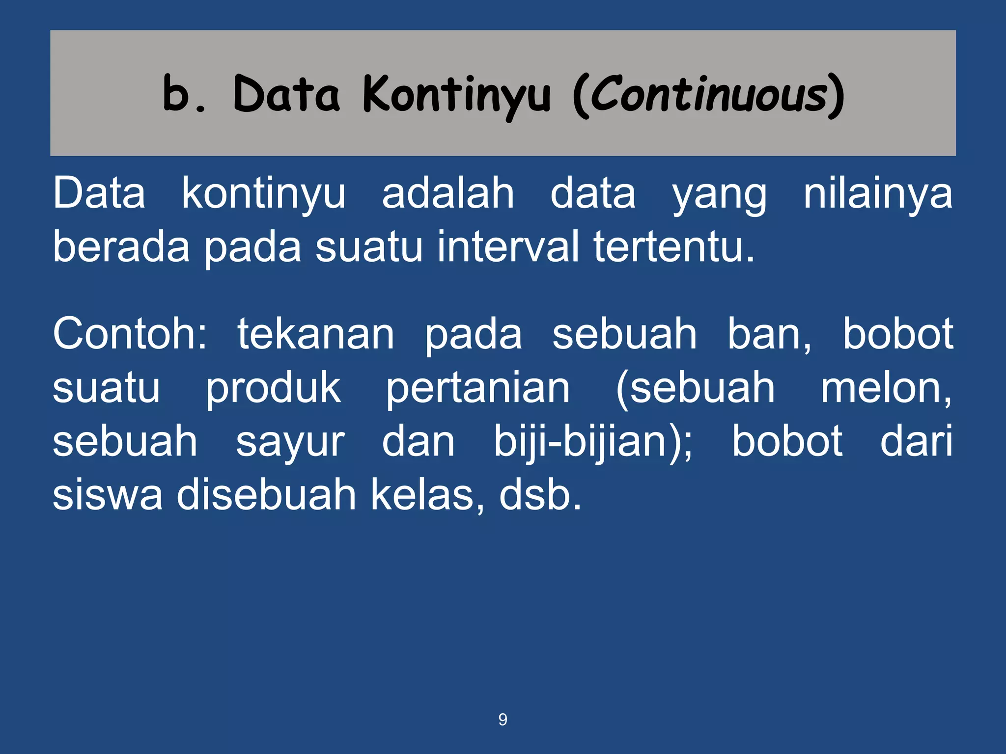 Jenis jenis data dan teknik pengumpulan data | PPTX